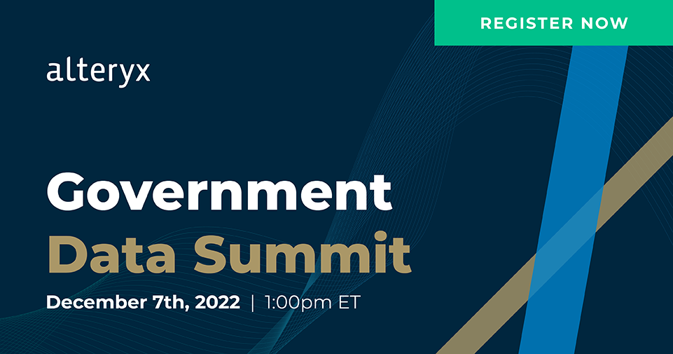 Alteryx Government Data Summit - Home