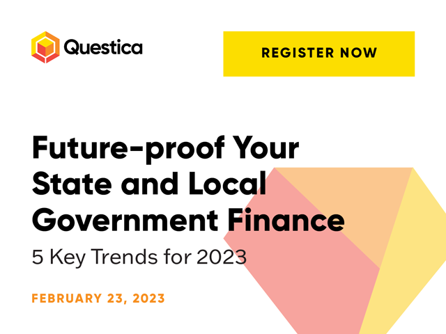 Questica Future-proof Your State and Local Government Finance - Home