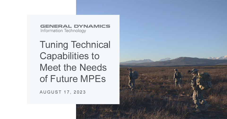 Tuning Technical Capabilities to Meet the Needs of Future MPEs - Home