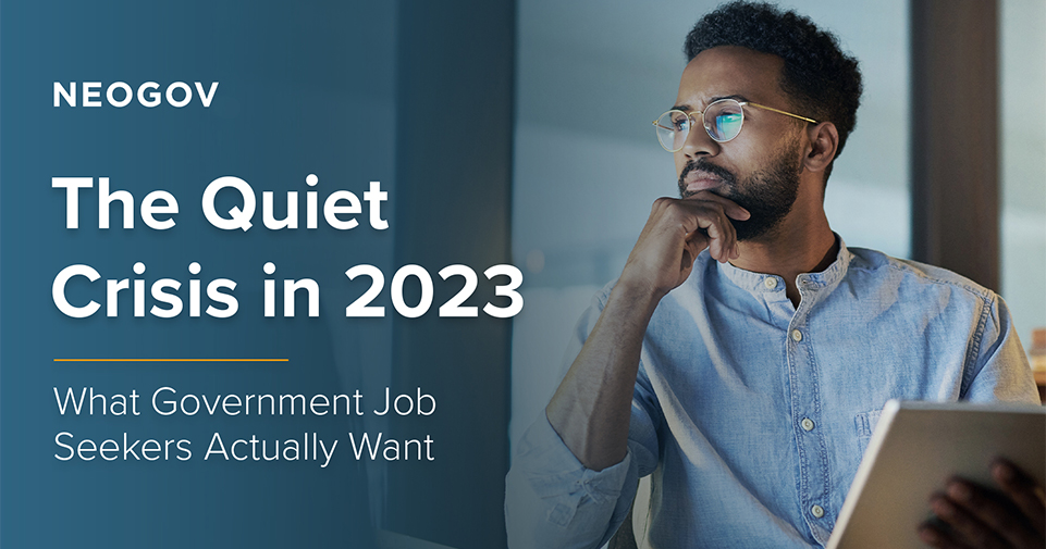 NEOGOV | The Quiet Crisis in 2023 - Login