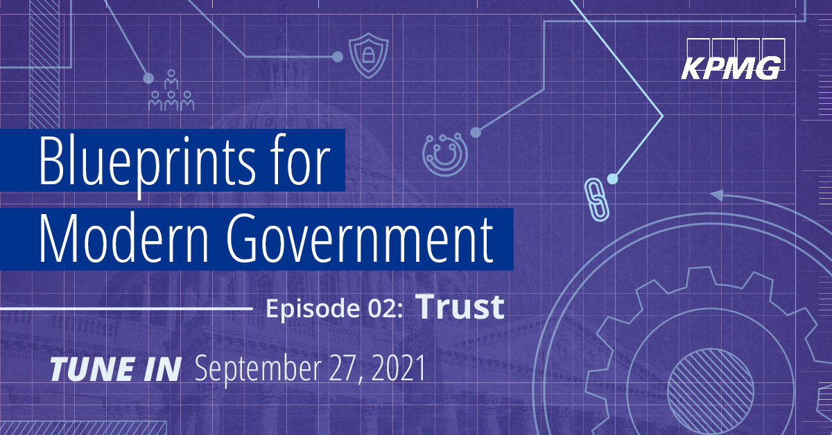 Blueprints for Modern Government: Trust - Blueprints for Modern Government: Trust